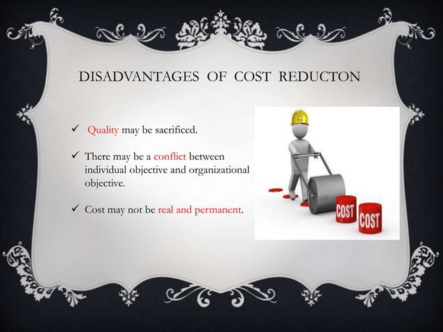 Cost Control & Cost Reduction ppt | PPTX | Business Accounting ...
