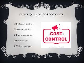 Cost Control & Cost Reduction ppt | PPTX