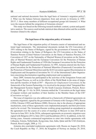 The migration policy of Armenia | PDF | Business | Business and Finance