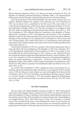 The Political System of the Republic of Turkey, Past and Present | PDF