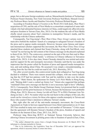 China’s influence on Taiwan’s media and politics | PDF