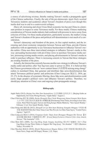China’s influence on Taiwan’s media and politics | PDF
