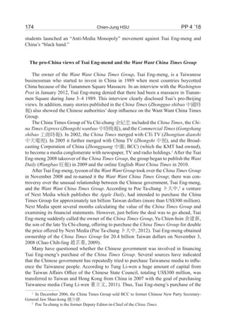 China’s influence on Taiwan’s media and politics | PDF