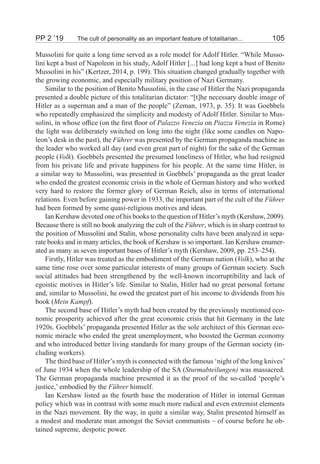 The cult of personality as an important feature of totalitarian ...