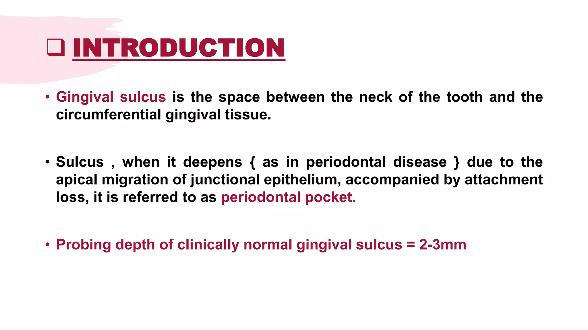 Periodontal pocket | PPTX