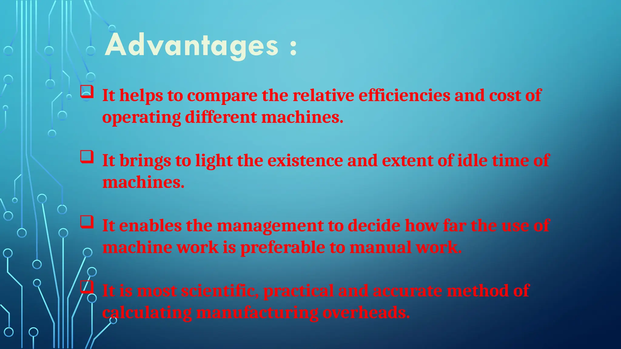 Overhead costing and machine hour rate | PPT