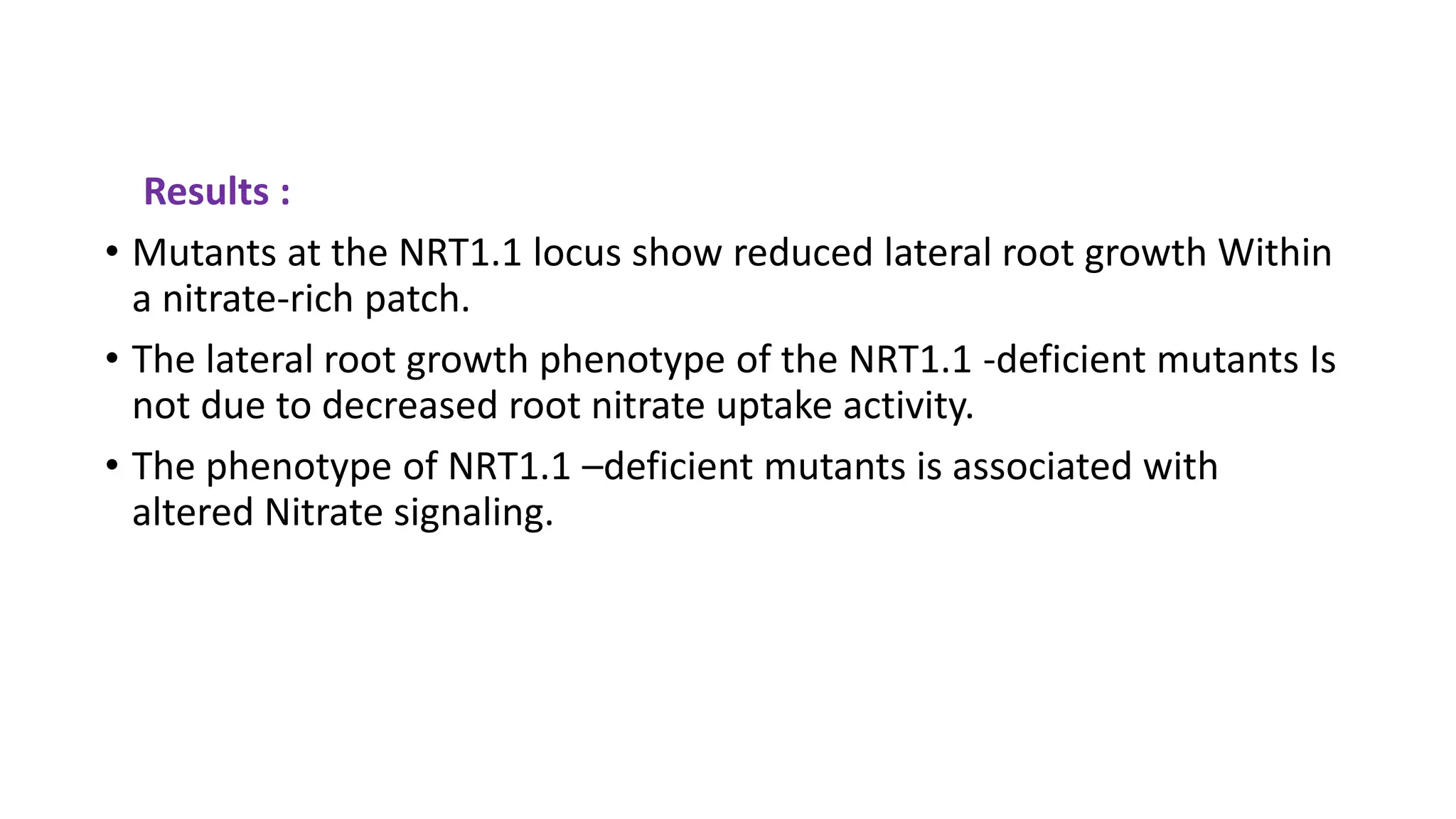 Molecular mechanism of Ion uptake, Ion transporters for Nitrate | PPTX