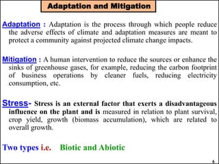 Approaches to mitigate climate change | PPTX