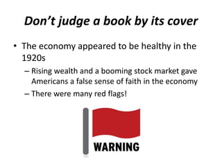 Pp an ailing economy 1920s | PPTX | Economy | Business and Finance