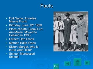 Pp Anne Frank | PPT