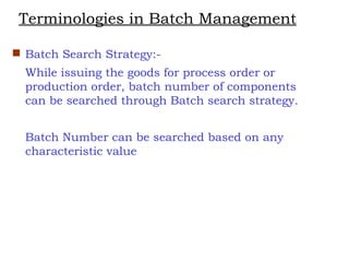 Pp batch management-presentation | PPT