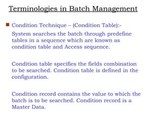 Pp batch management-presentation | PPT