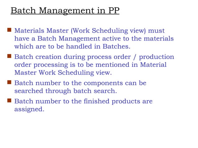 Pp batch management-presentation | PPT | Databases | Computer Software ...