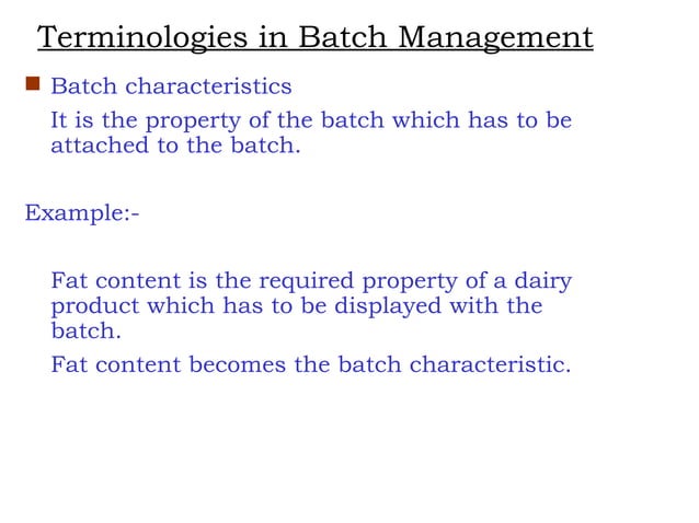 Pp batch management-presentation | PPT | Databases | Computer Software ...