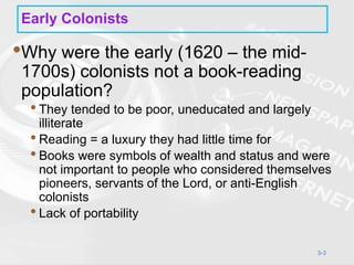 WCC COMM 101 CHAPTER THREE - BOOKS | PPTX