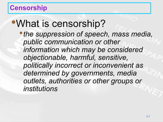 WCC COMM 101 CHAPTER THREE - BOOKS | PPTX