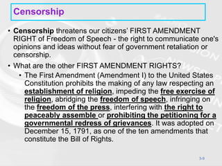 WCC COMM 101 CHAPTER THREE - BOOKS | PPTX