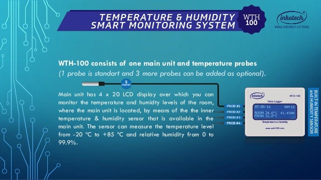 WTH-100 Temperature and Humidity Monitoring System