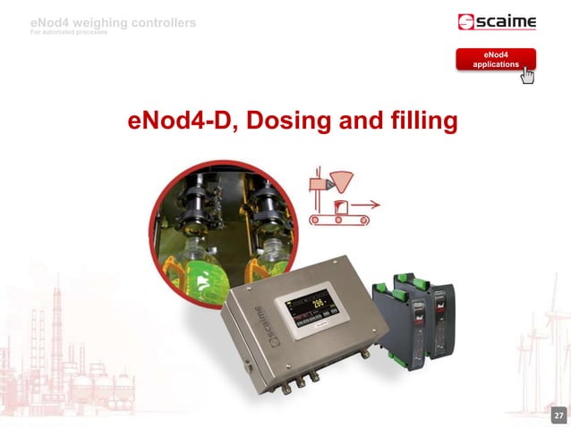 SCAIME eNod4: weighing controllers range for process automation | PPTX