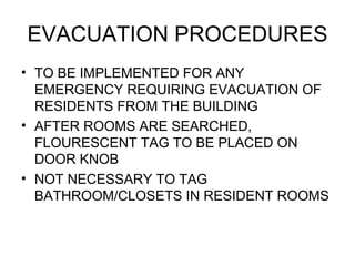 Pp evacuation procedures | PPT