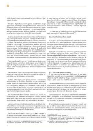 Position paper: La dimensione culturale del cibo | PDF
