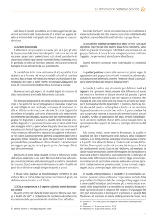 Position paper: La dimensione culturale del cibo | PDF