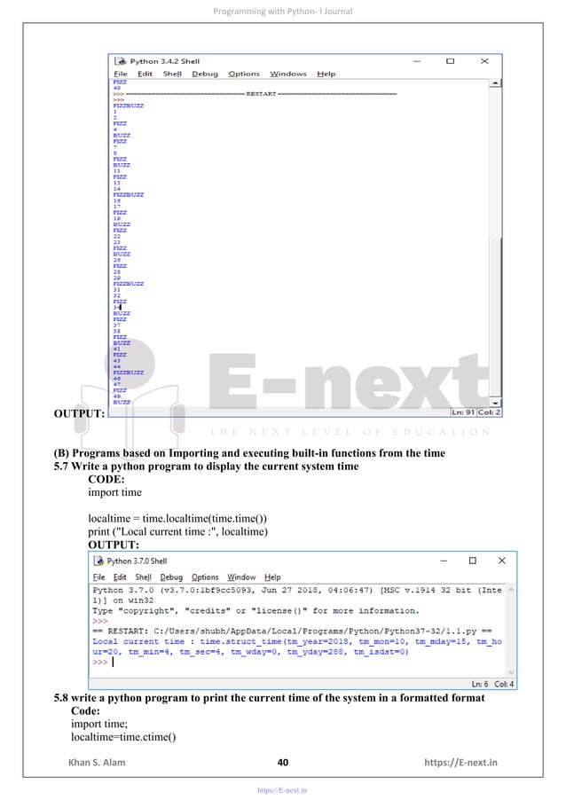 Python Programming-I Journal labs manual | PDF | Free Download