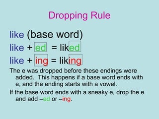 Pp inflected endings | PPT