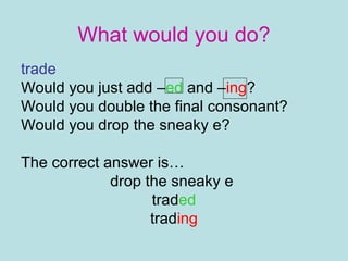 Pp inflected endings | PPT