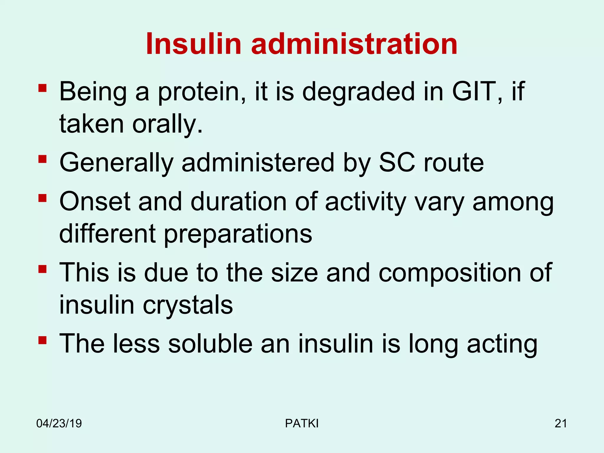 Pp insulin | PPT