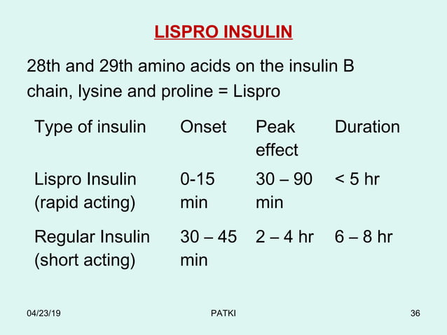 Pp insulin | PPT | Free Download