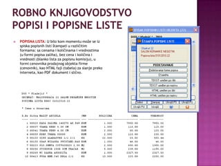 Program za knjigovodstvo za maloprodaju | PPSX