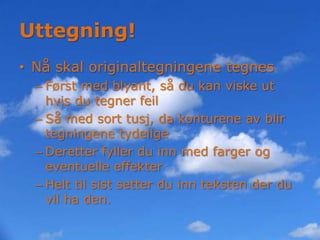 Pp oppskrift, fra bok til tegneserie | PPTX