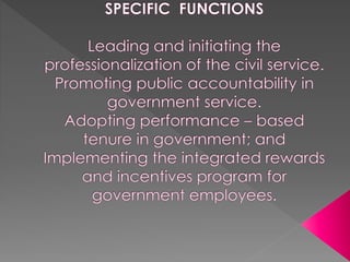 civil service commission | PPTX