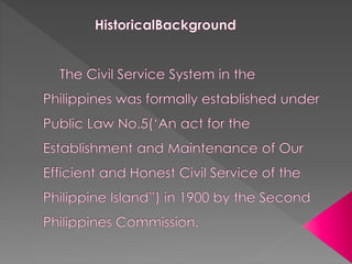 civil service commission | PPTX