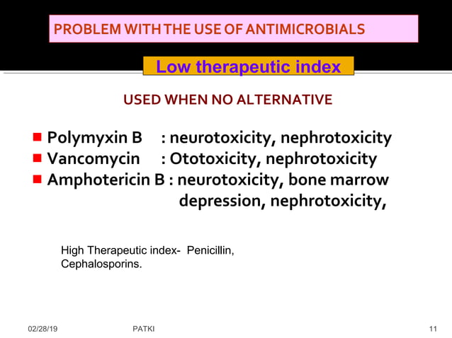 Pp principles of antimicrobial drugs | PPT