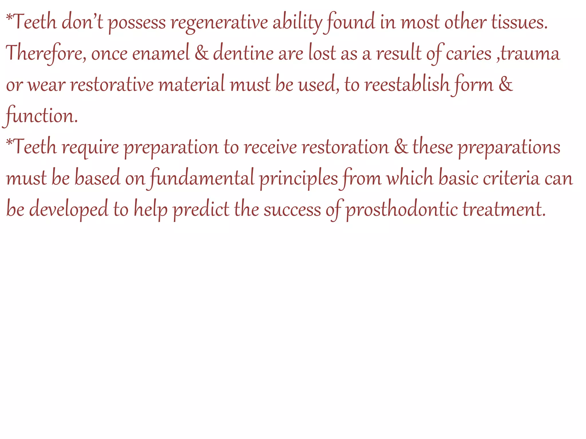 crown lec1- principles of tooth preparation(v.good) | PPTX