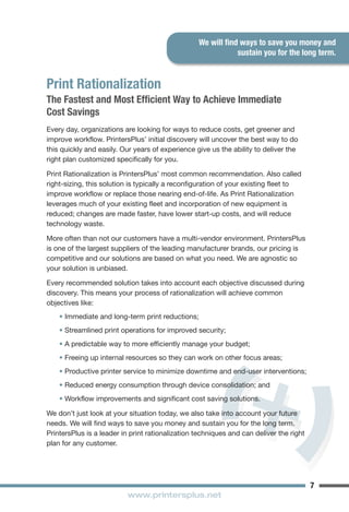 PrintersPlus Print Solutions Booklet | PDF