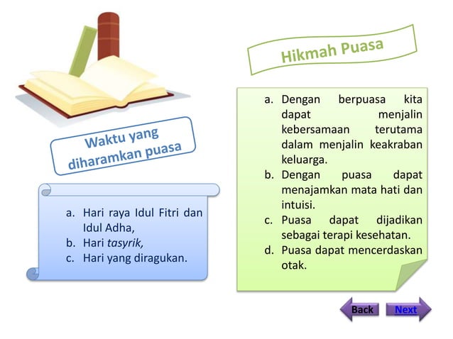 PPT Tentang puasa di bulan Ramadhan dan ketentuannya | PPTX