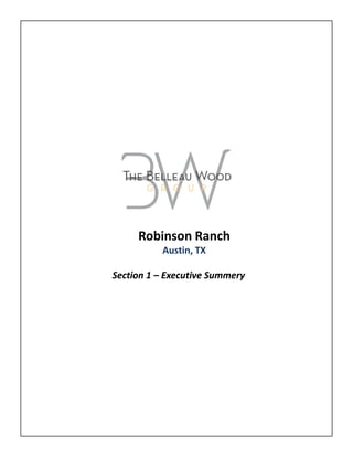 Pp robinson ranch final | PDF