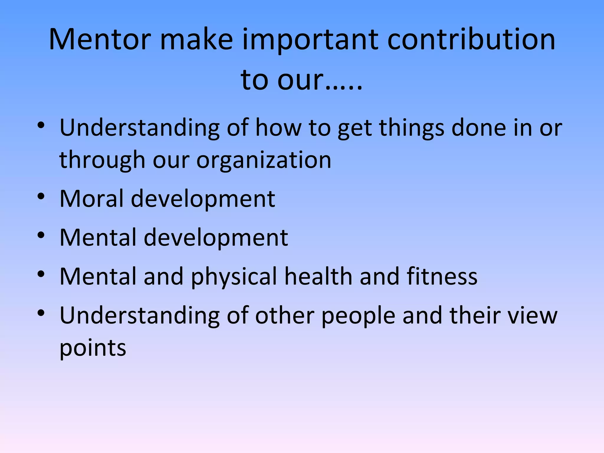mentorship in nursing | PPT