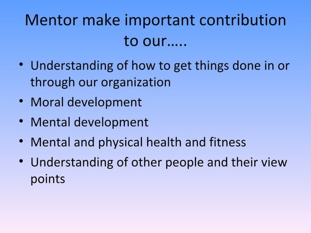 mentorship in nursing | PPT | Careers