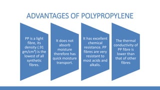 Polypropylene Fibers | PPTX