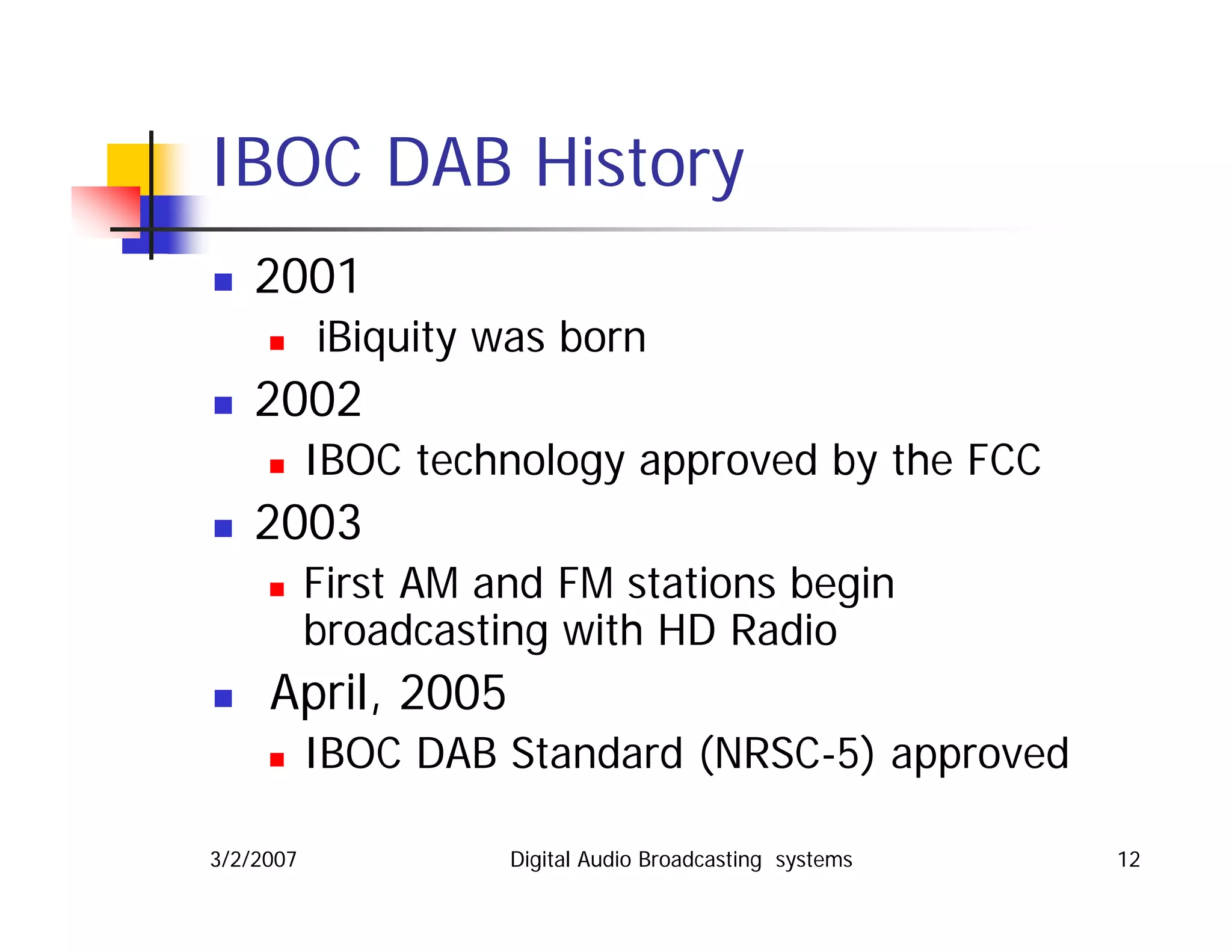 digital audio broadcasting | PDF