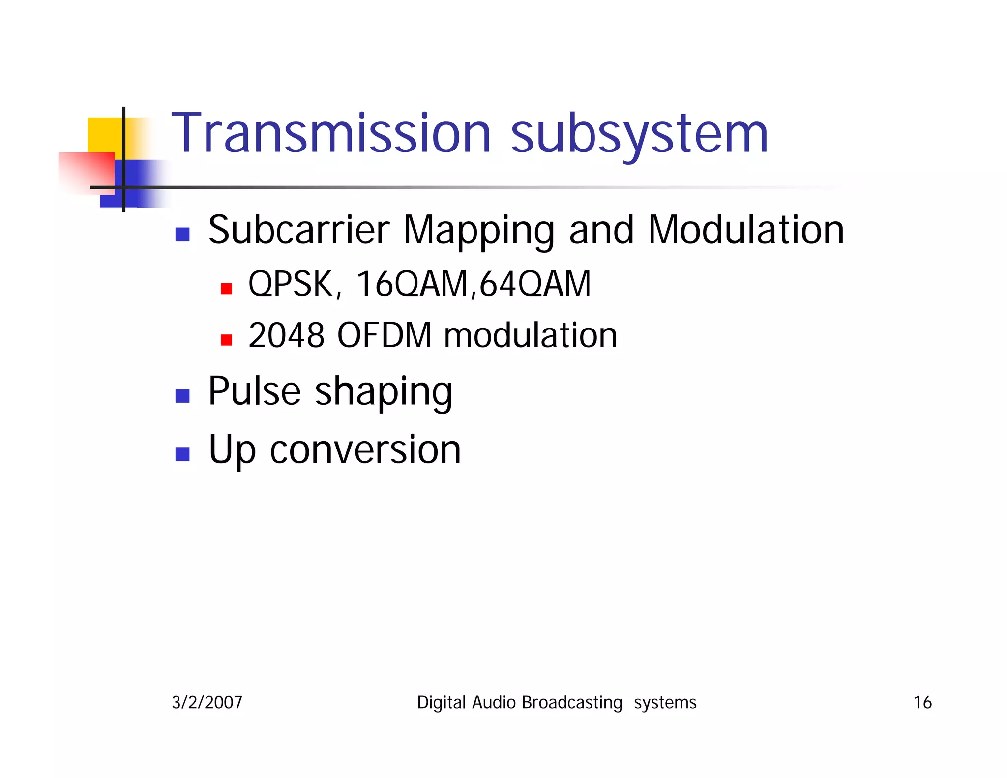 digital audio broadcasting | PDF