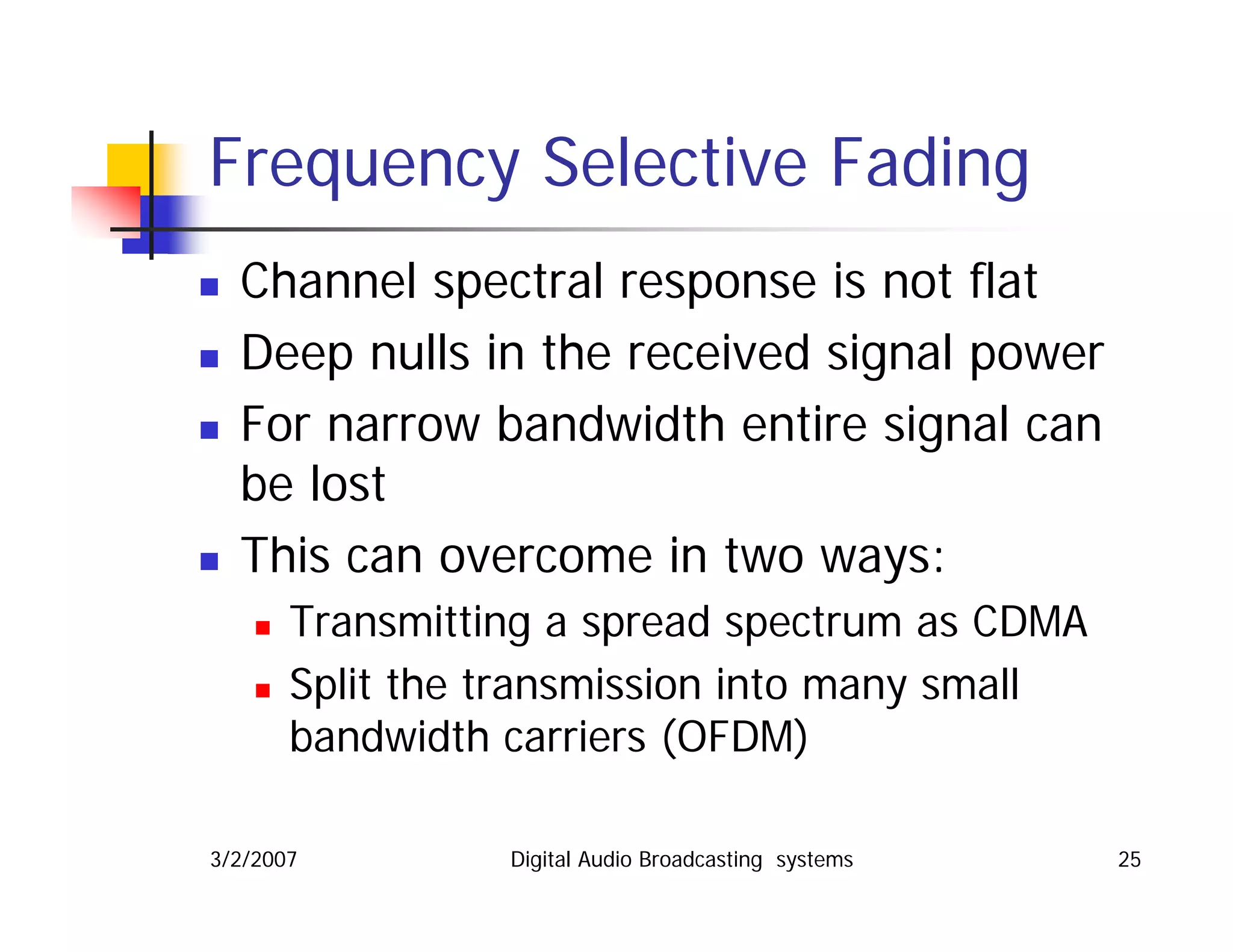 digital audio broadcasting | PDF