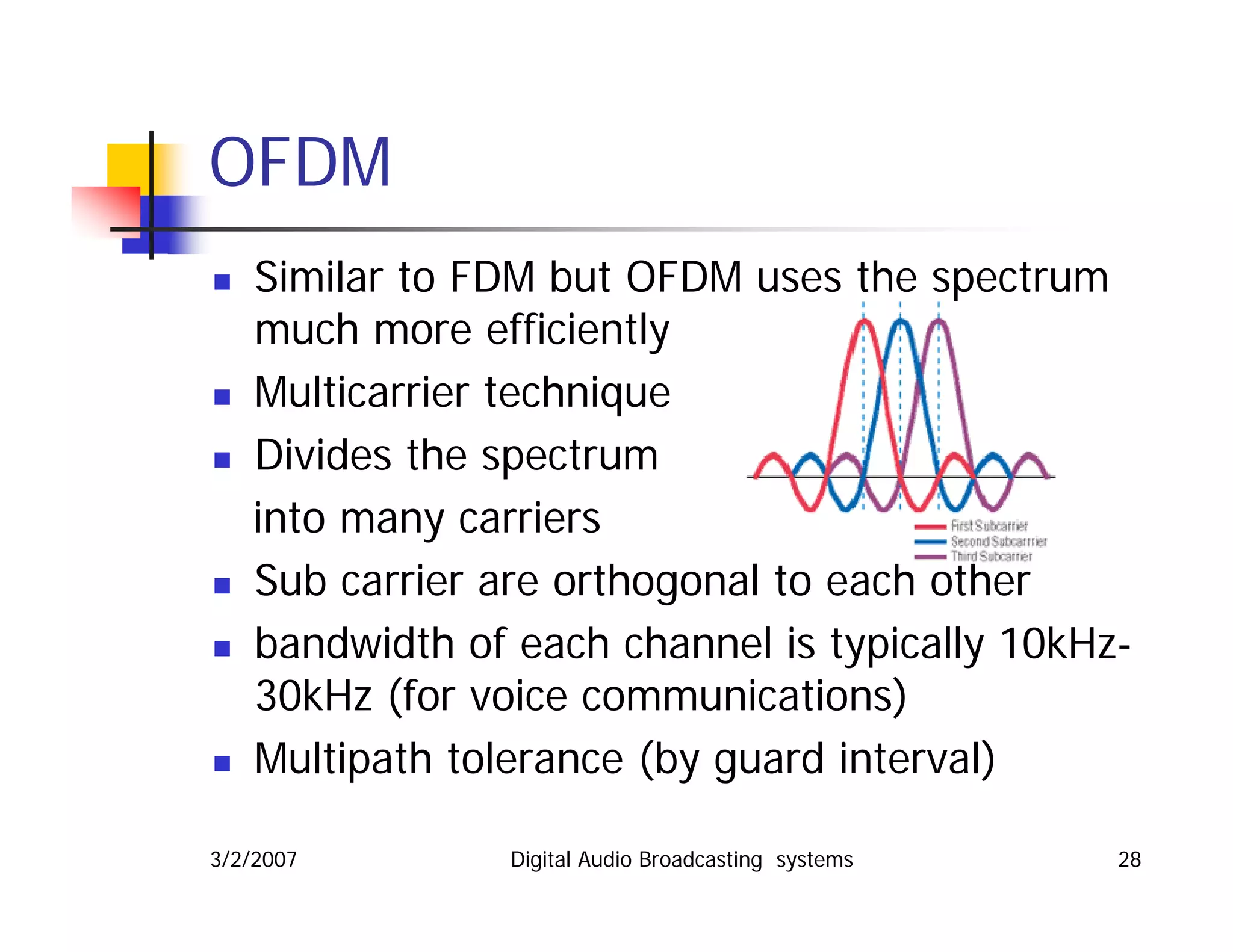 digital audio broadcasting | PDF