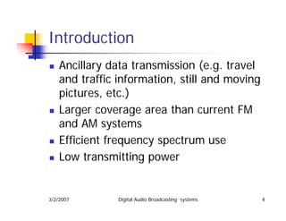 digital audio broadcasting | PDF