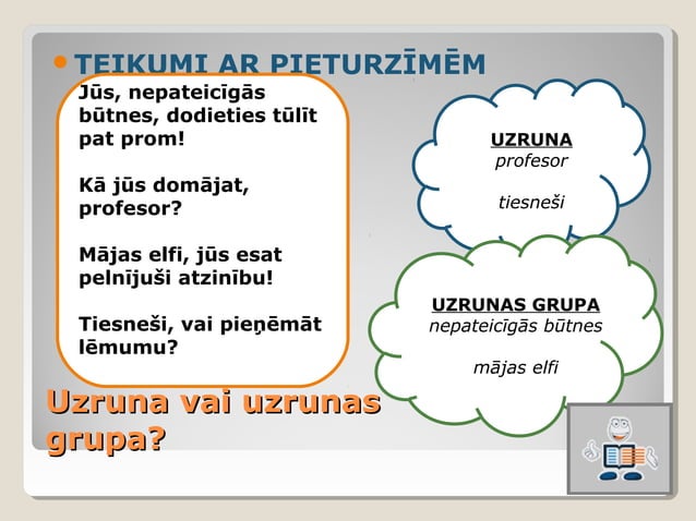 Uzruna. Uzrunas grupa | PPT