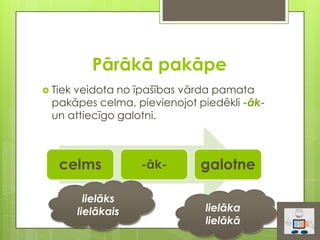 Īpašības vārda salīdzināmās pakāpes | PPTX